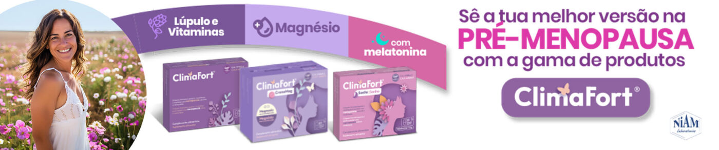 ClimaFort® Menopausa, reduz os sintomas - Laboratórios Niam